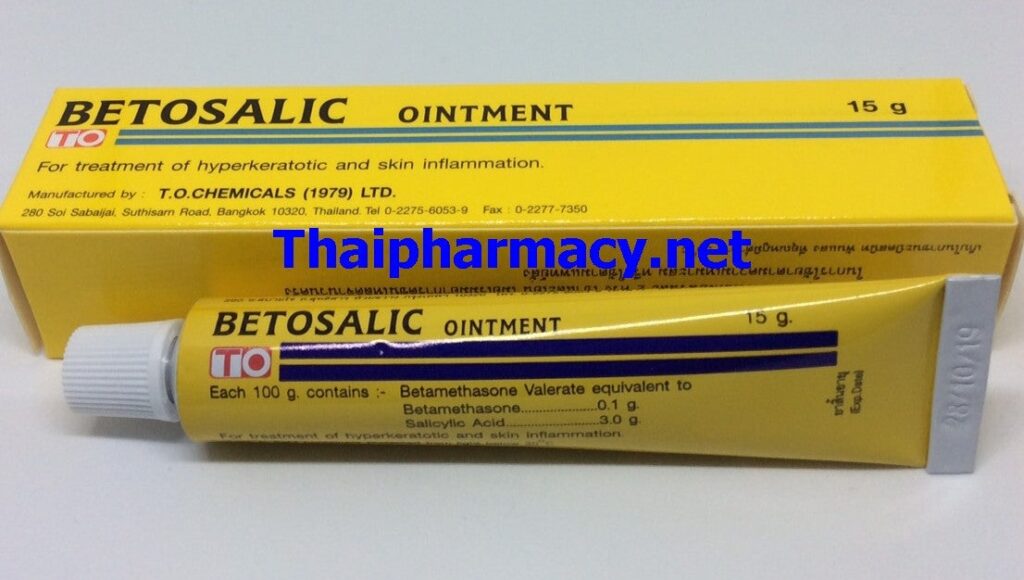 Betamethasone / Salicylic acid Betosalic Diprosalic - Thai Pharmacy